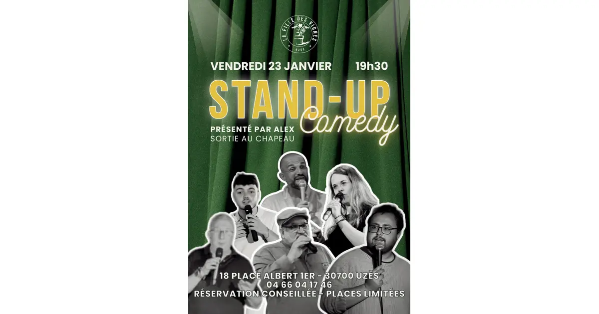 Spectacle Comedy Café - 3e édition à Uzès, : billets, réservations, dates