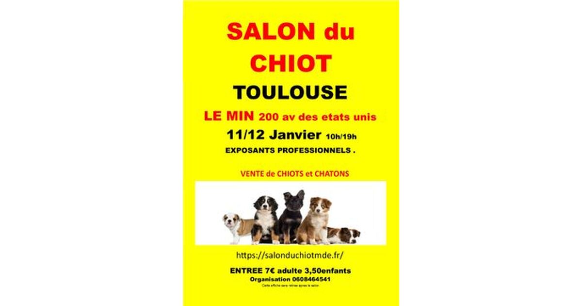 Salon du chiot et du chaton et du bien-être animal Toulouse 2025 ...