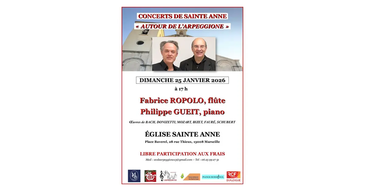 Concert Concert flûte & piano – Schubert “Arpeggione” – Marseille ...