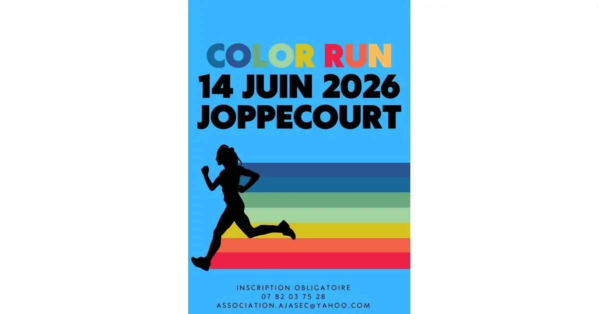 Color run Joppécourt : dates, horaires, parcours