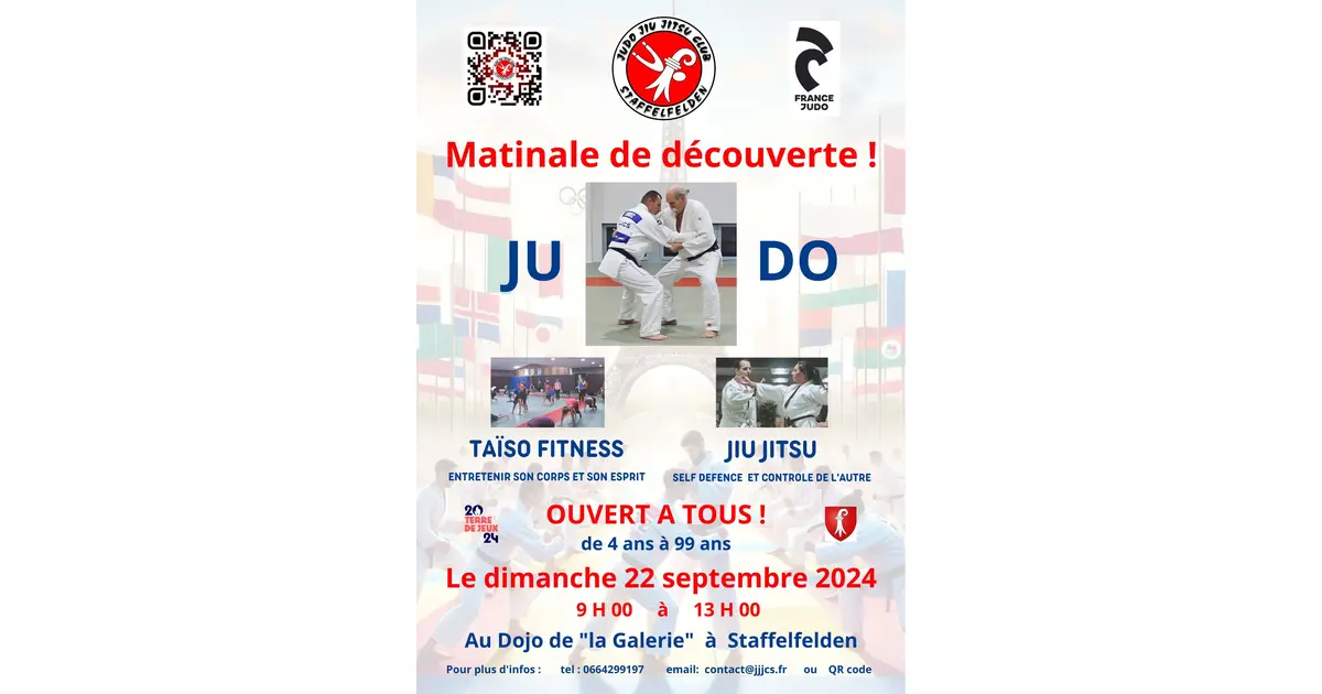 Matinale de découverte du Judo, Jiu Jitsu et Taïso Staffelfelden : date ...