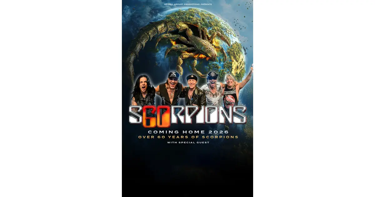 Concert Scorpions "Coming Home 2026" à Strasbourg - Zénith Eckbolsheim ...