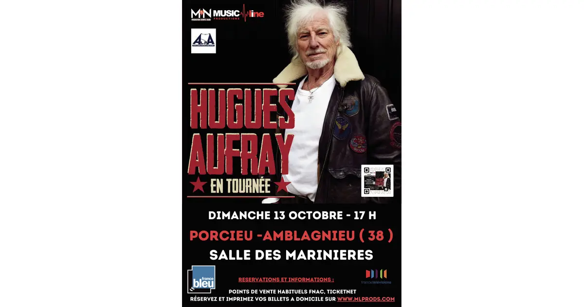 Concert Hugues Aufray à Porcieu-Amblagnieu 2024 - Salle des Marinières ...