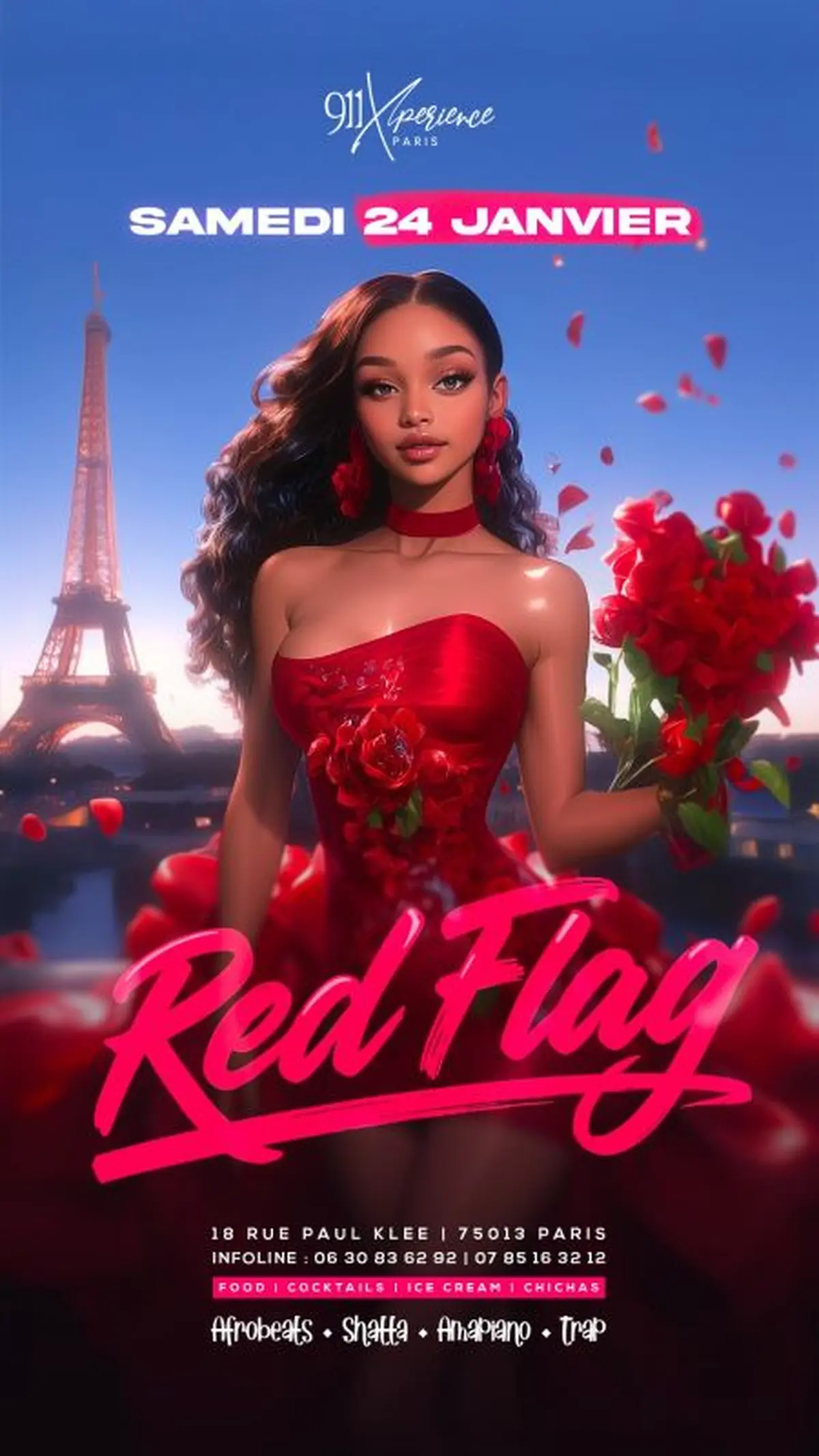 Red Flag !, Soirées Paris : date, horaires, tarifs