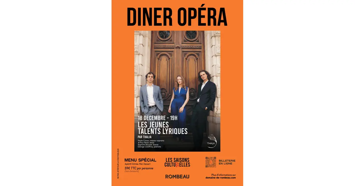 Concert Les saisons culturelles - dîner opéra à Perpignan, Rivesaltes ...