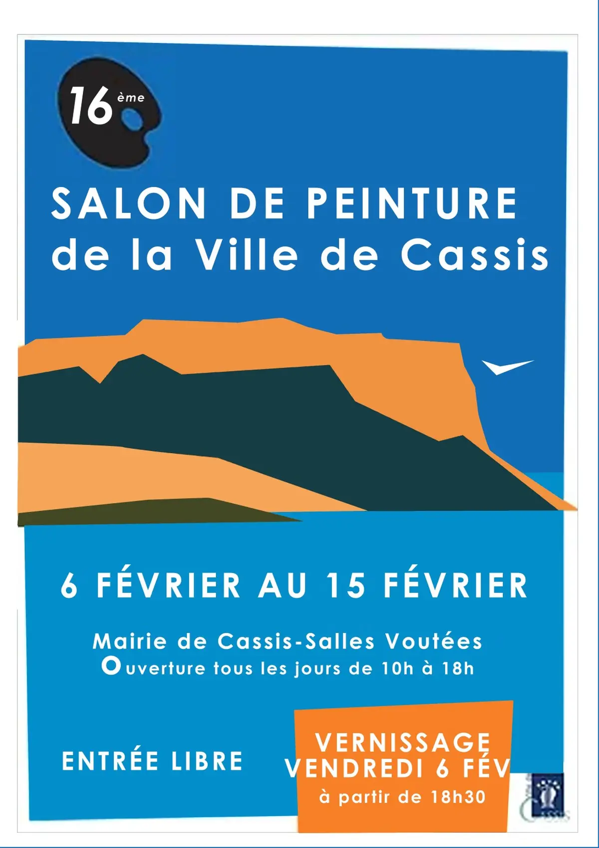 16ème salon de peinture de la Ville de Cassis 2026 : dates, horaires ...