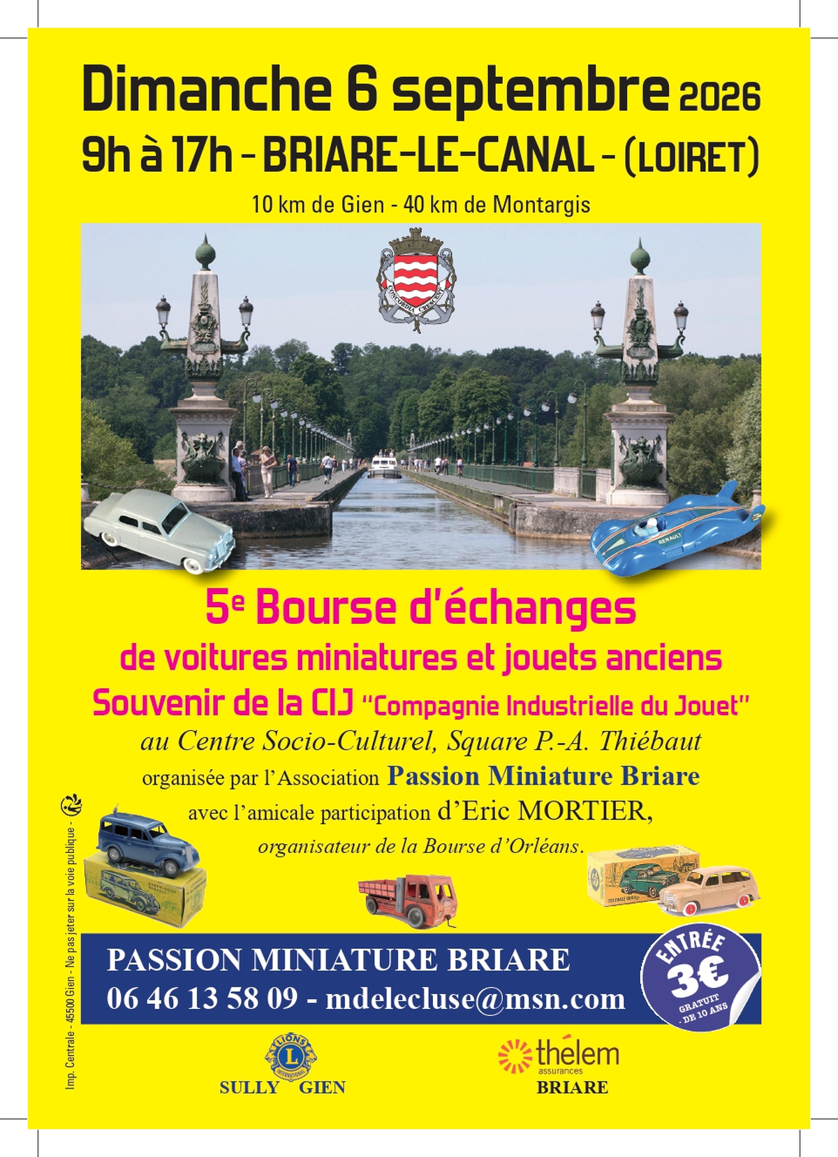 5e Bourse d'échanges de voitures miniatures et jouts anciens Briare ...