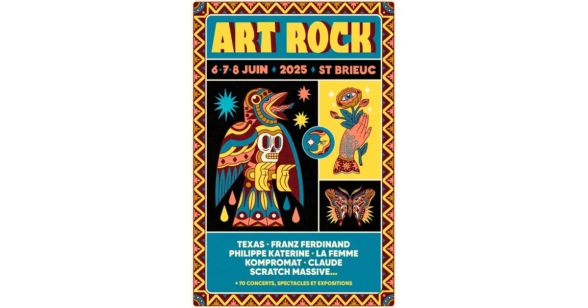 Festival Art Rock 2025 | Saint-Brieuc ; date, programmation, billetterie