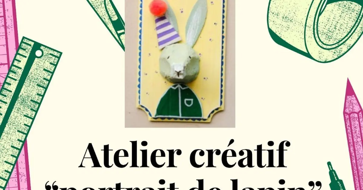 Atelier créatif | Portrait de lapin - Lalinde : date, horaires, tarifs