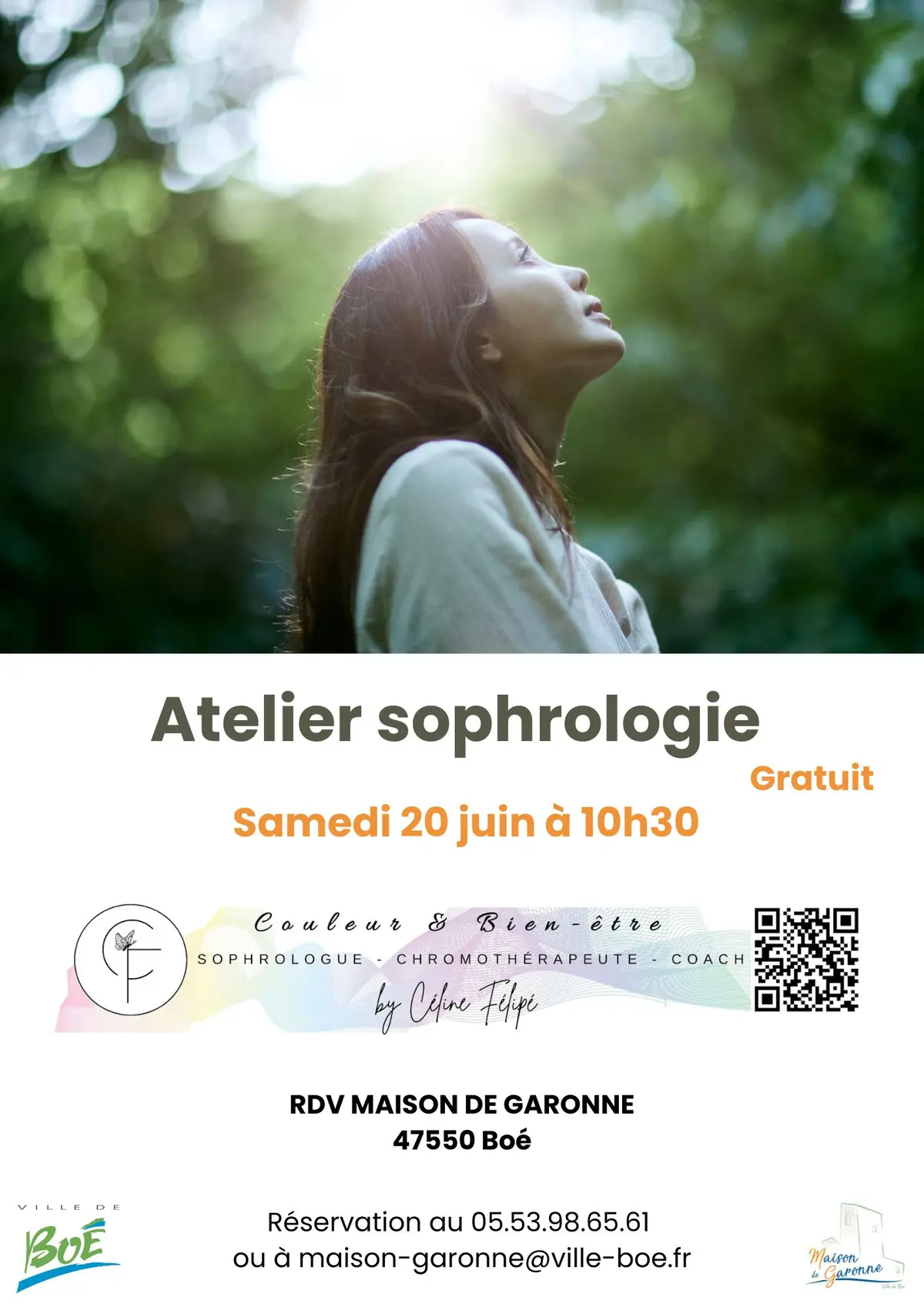 Atelier de sophrologie - Boé : date, horaires, tarifs