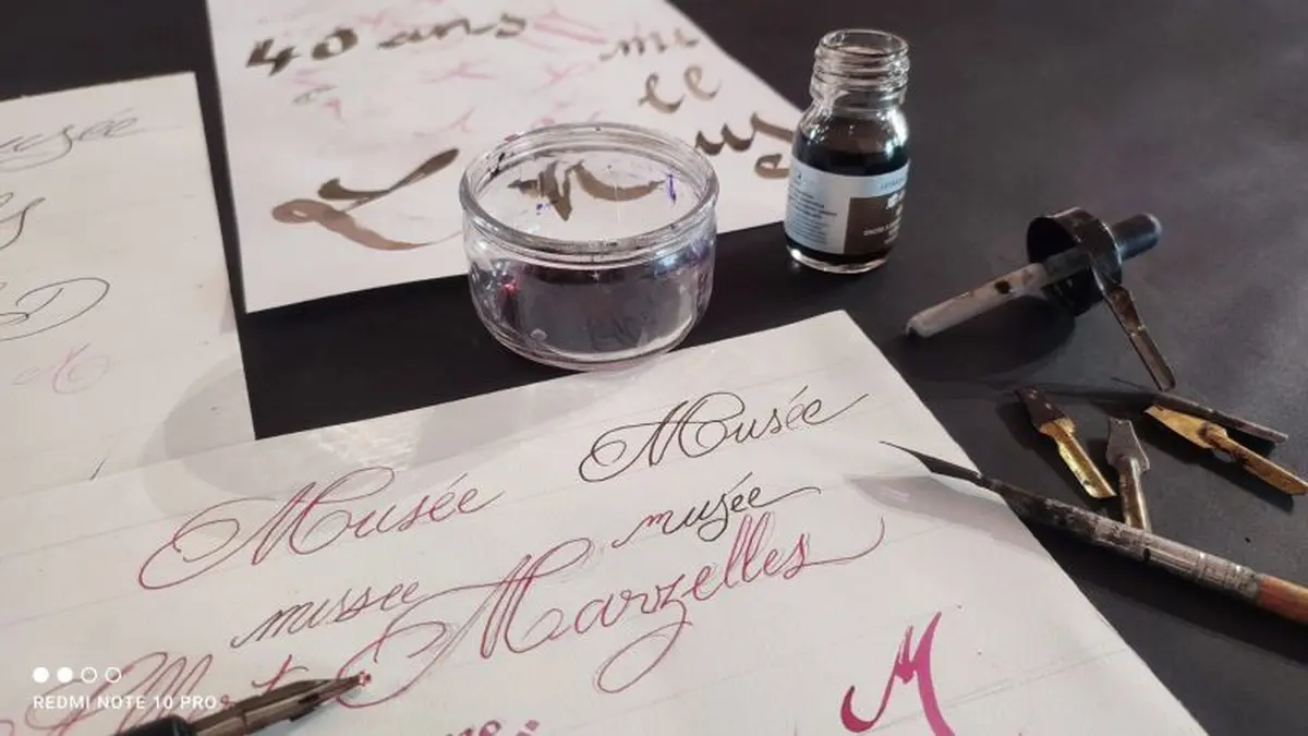 Atelier Jeunes au Musée Marzelles : Calligraphie & Calligramme ...