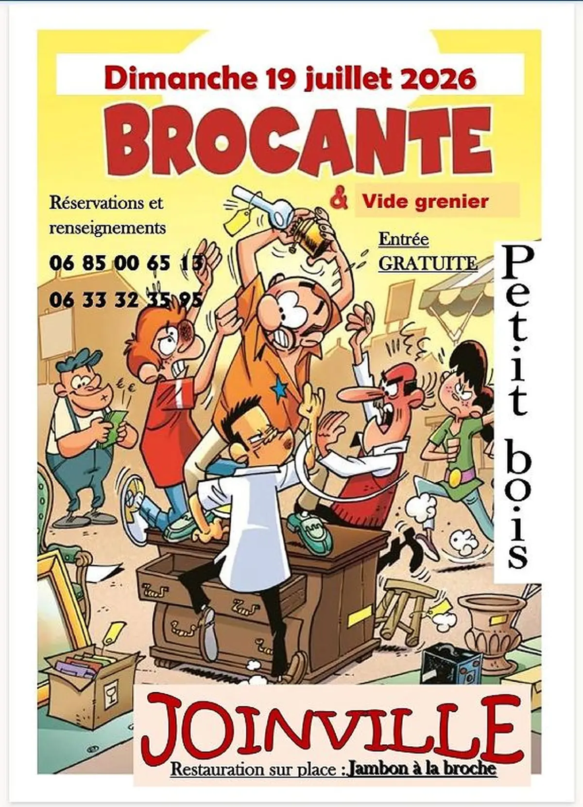 Brocante - Parc du Petit Bois à Joinville 2026 : date, horaires - vide ...