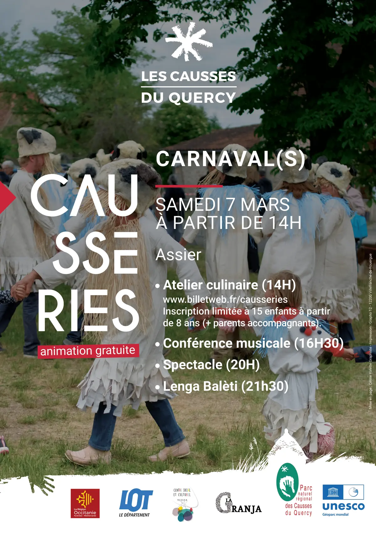 Carnaval(s) Spectacle, conférence, atelier… Assier : date, horaires ...