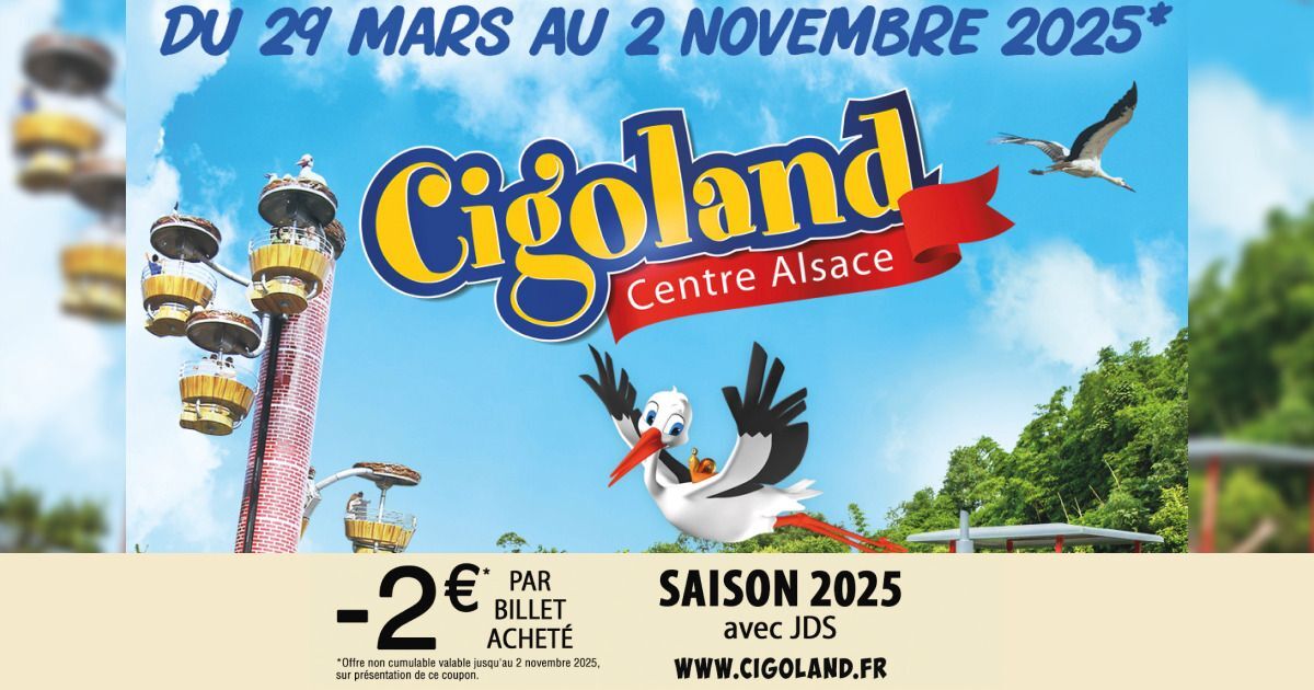 Cigoland Alsace, parc des cigognes à Kintzheim : tarif, horaires d ...