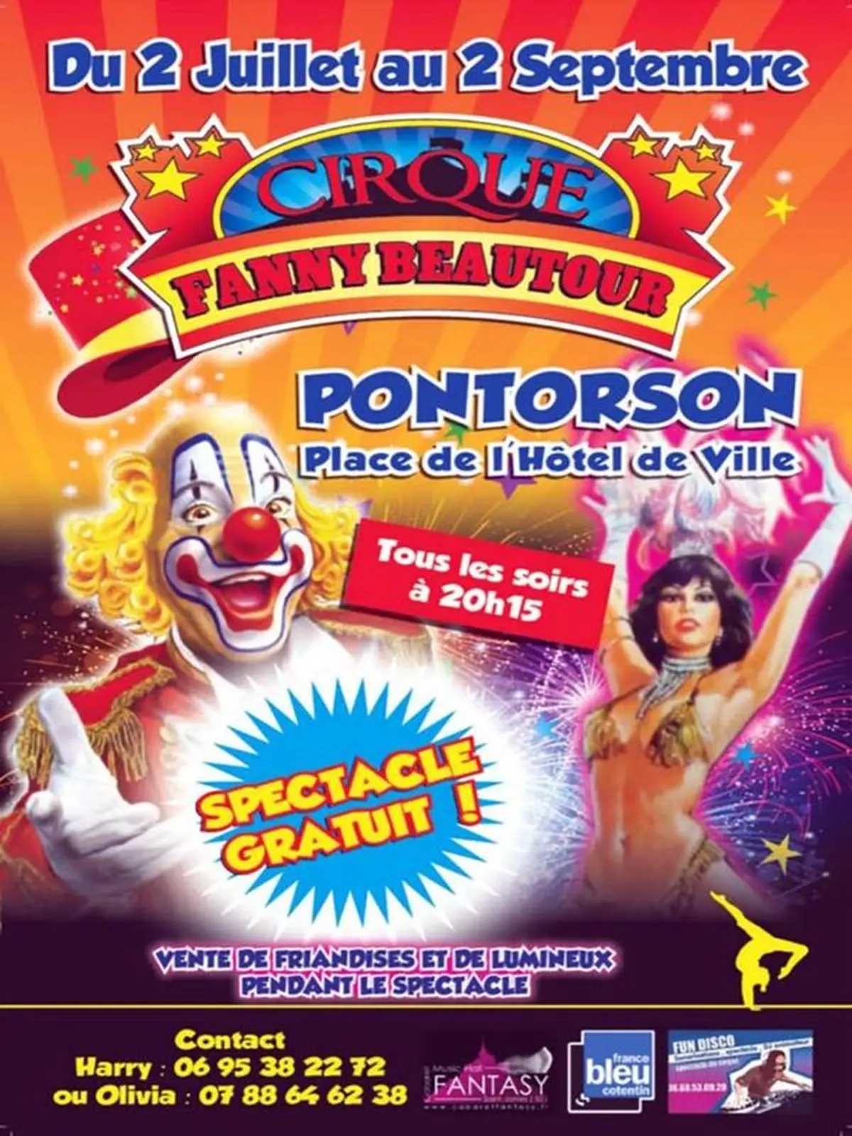 Cirque Fanny Beautour Pontorson : date, horaires, tarifs