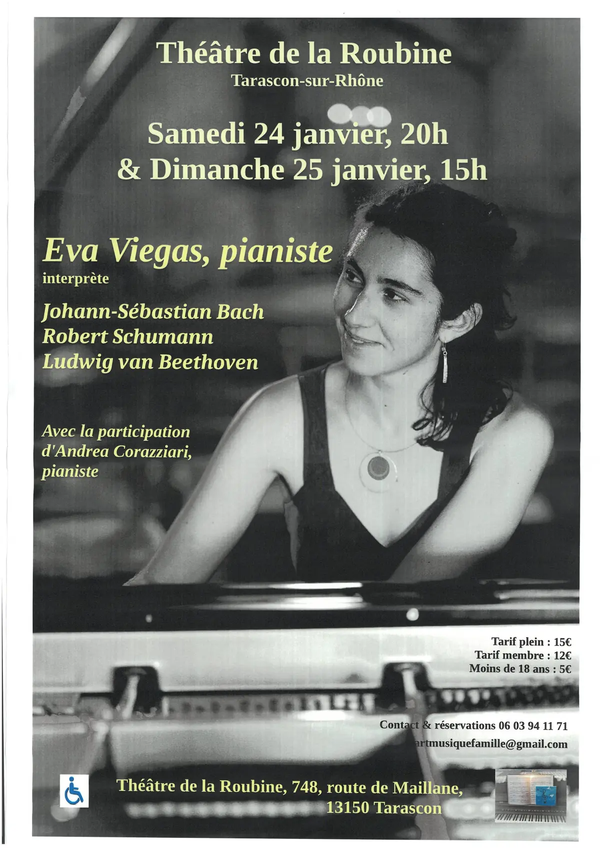 Concert Concert Bach/Schumann/Beethoven à Beaucaire 2026 Tarascon ...