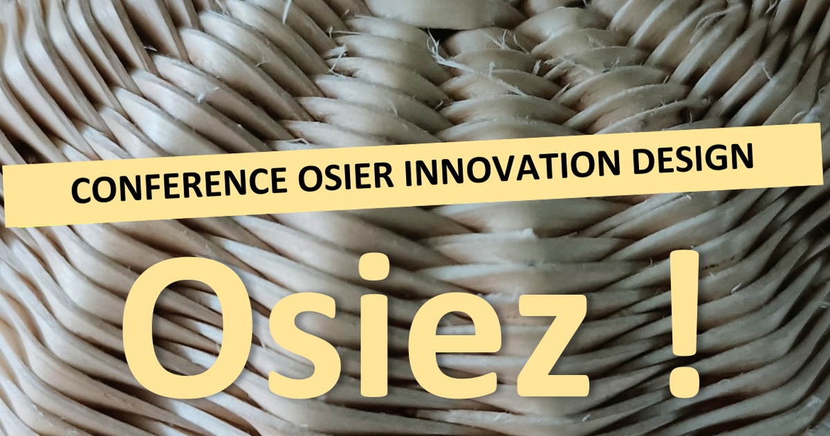 Conférence Osier Innovation Design : Le parallèle entre l'imprimante 3D ...