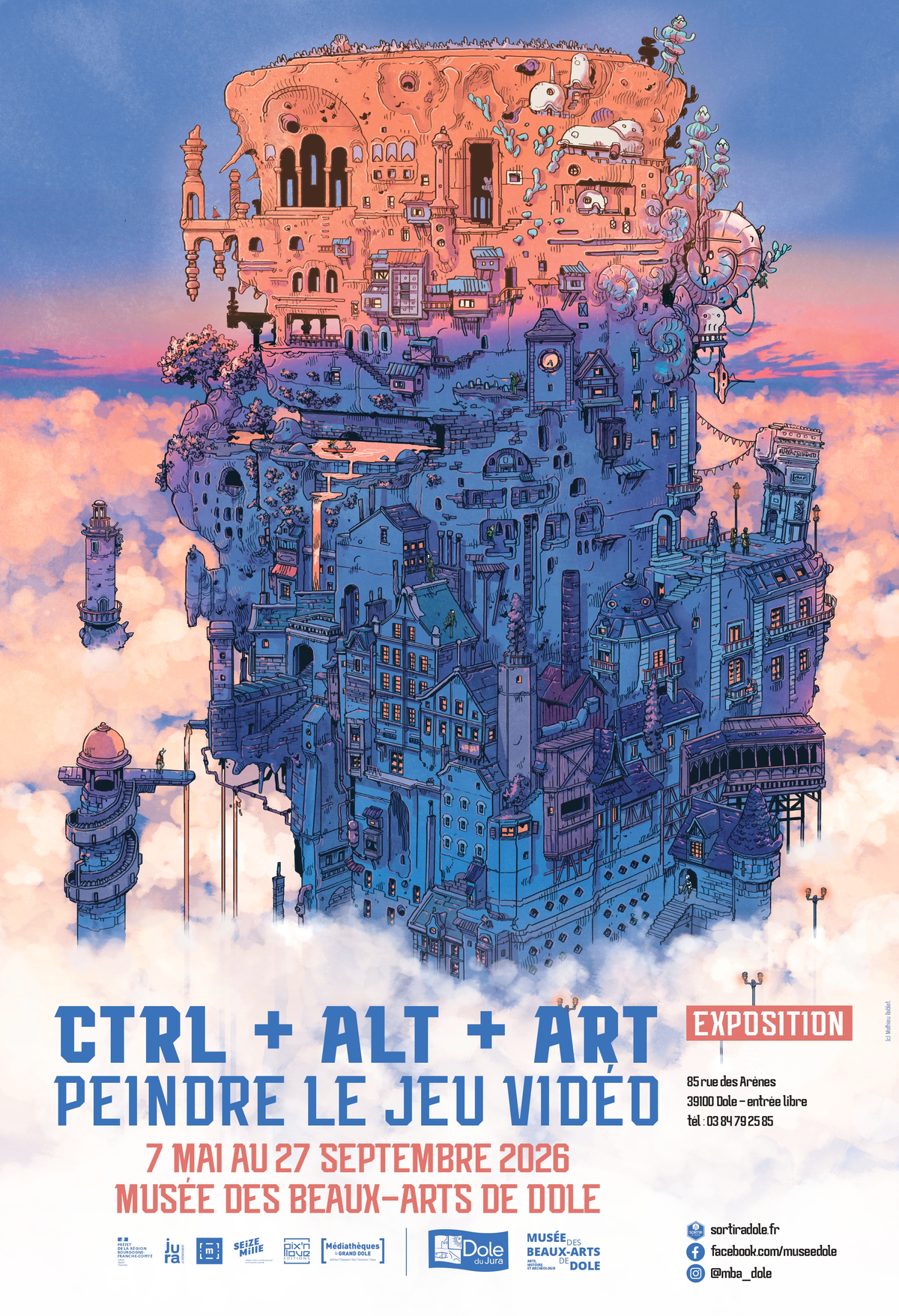Ctrl + Alt + Art - Peindre le jeu vidéo, Exposition à Dole : dates ...