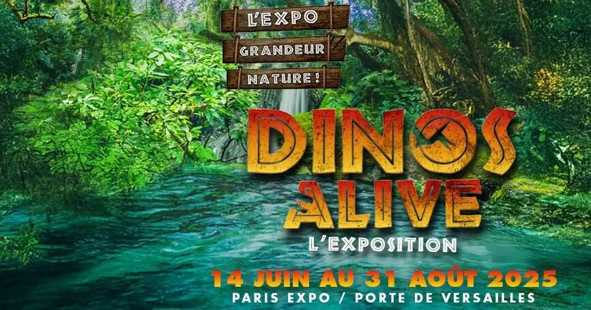 Dinos Alive Paris 2025 : l’expo immersive à ne pas manquer