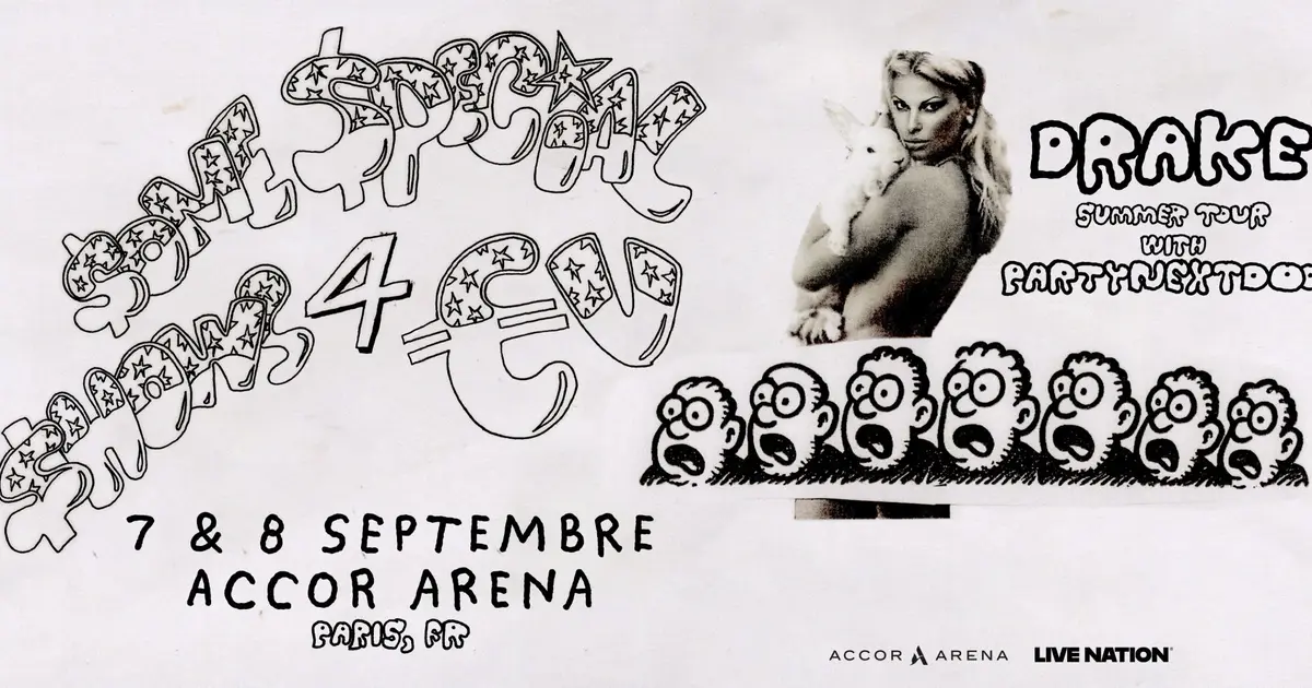 Drake en concert à Paris (Accor Arena) en septembre 2025 – Billets & infos