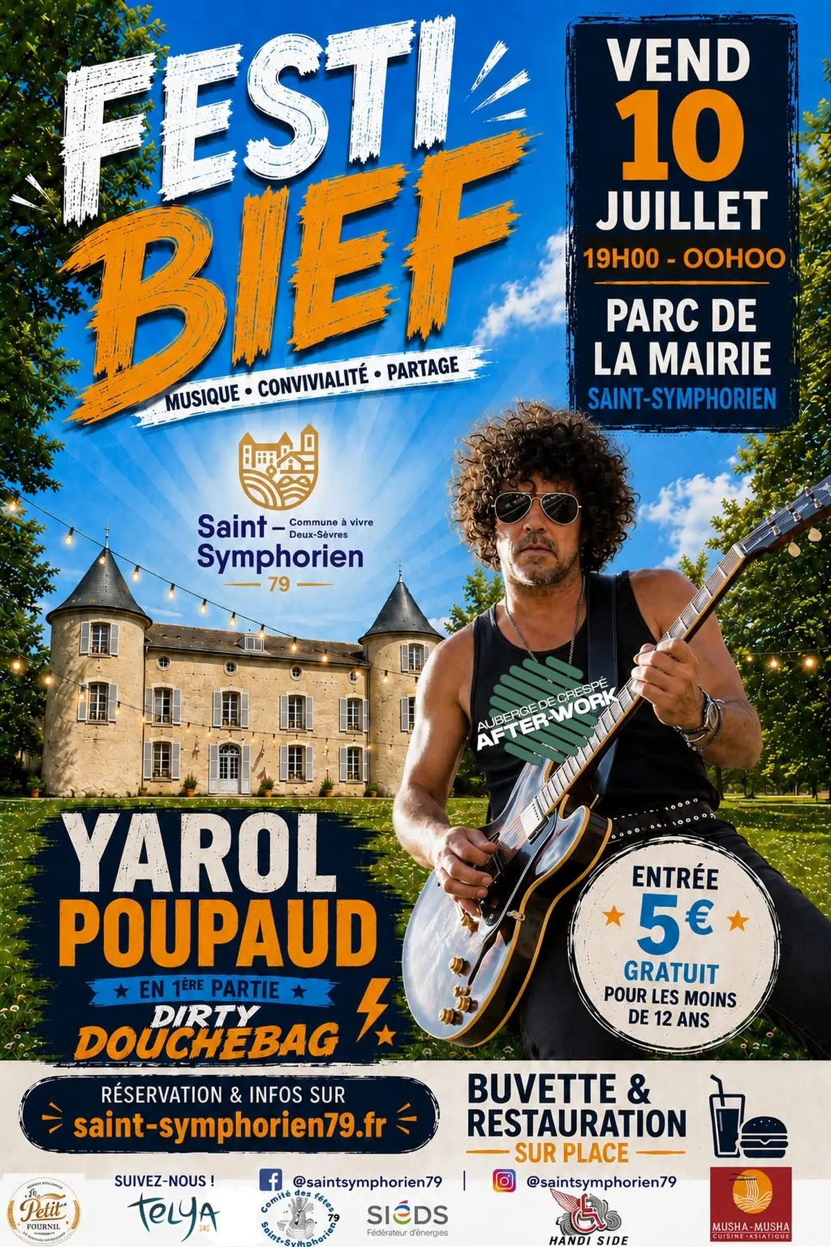 Festi’Bief : Yarol Poupaud + Dirty Douchebag à Saint-Symphorien 2026 ...