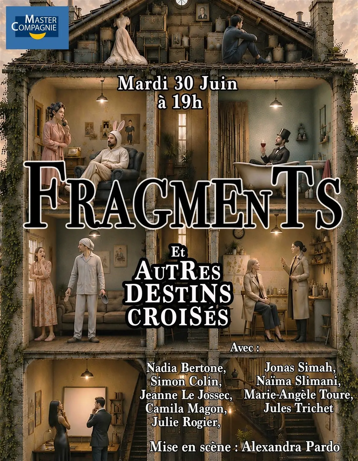 Spectacle Fragments et autres destins croisés à Paris, Théâtre ...