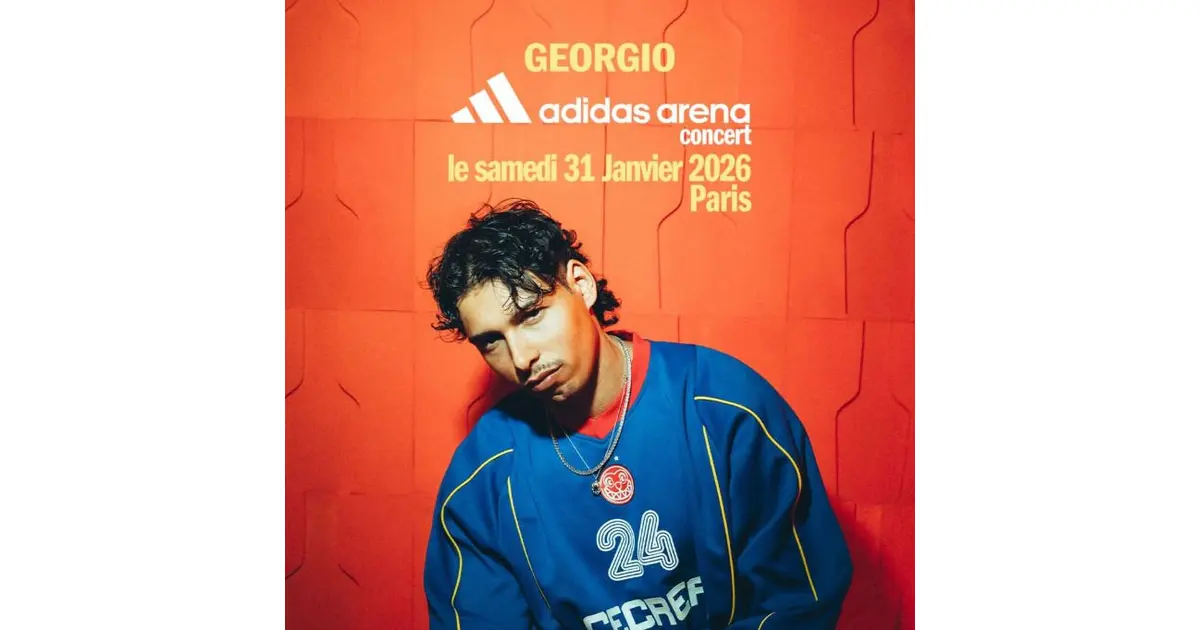 Georgio en concert 2026 | Adidas Arena Paris | billetterie & réservations