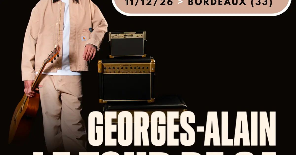 Georges-Alain annonce son retour sur scène avec 4 dates de concert en ...