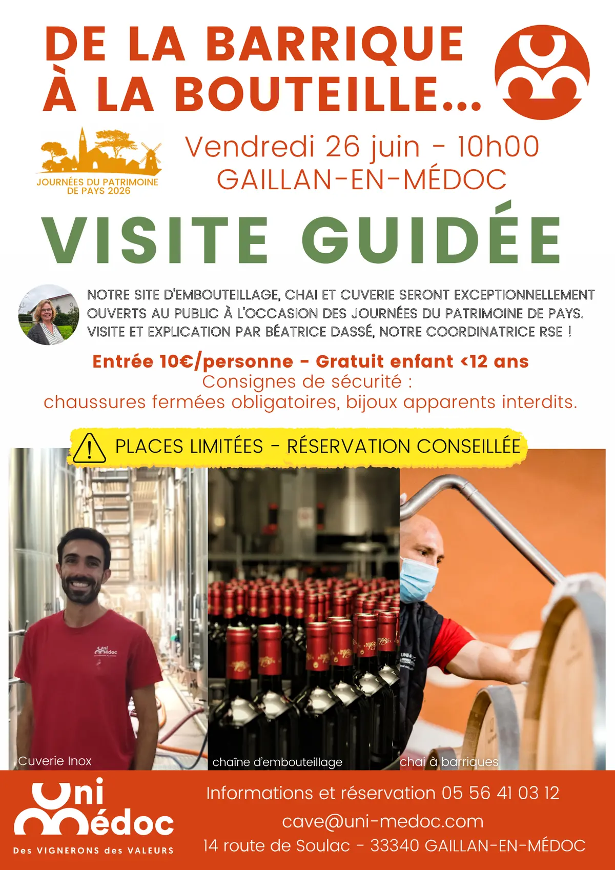 Journée du Patrimoine de Pays à Uni-Médoc Gaillan-en-Médoc 2026 ...
