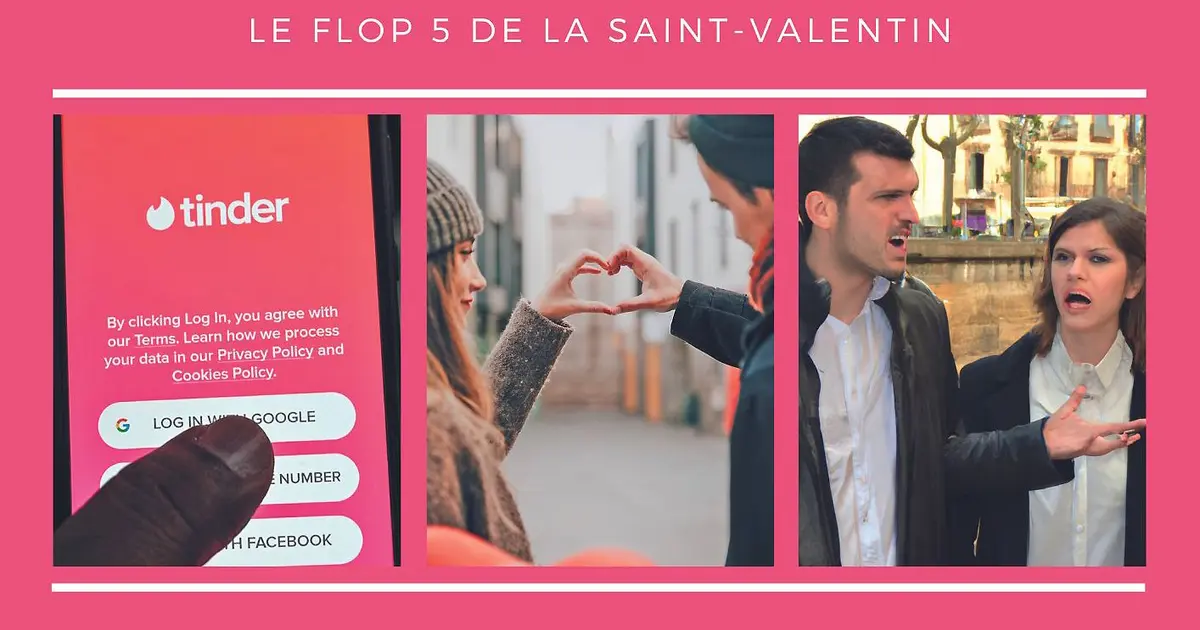 Le Flop 5 de la Saint-Valentin