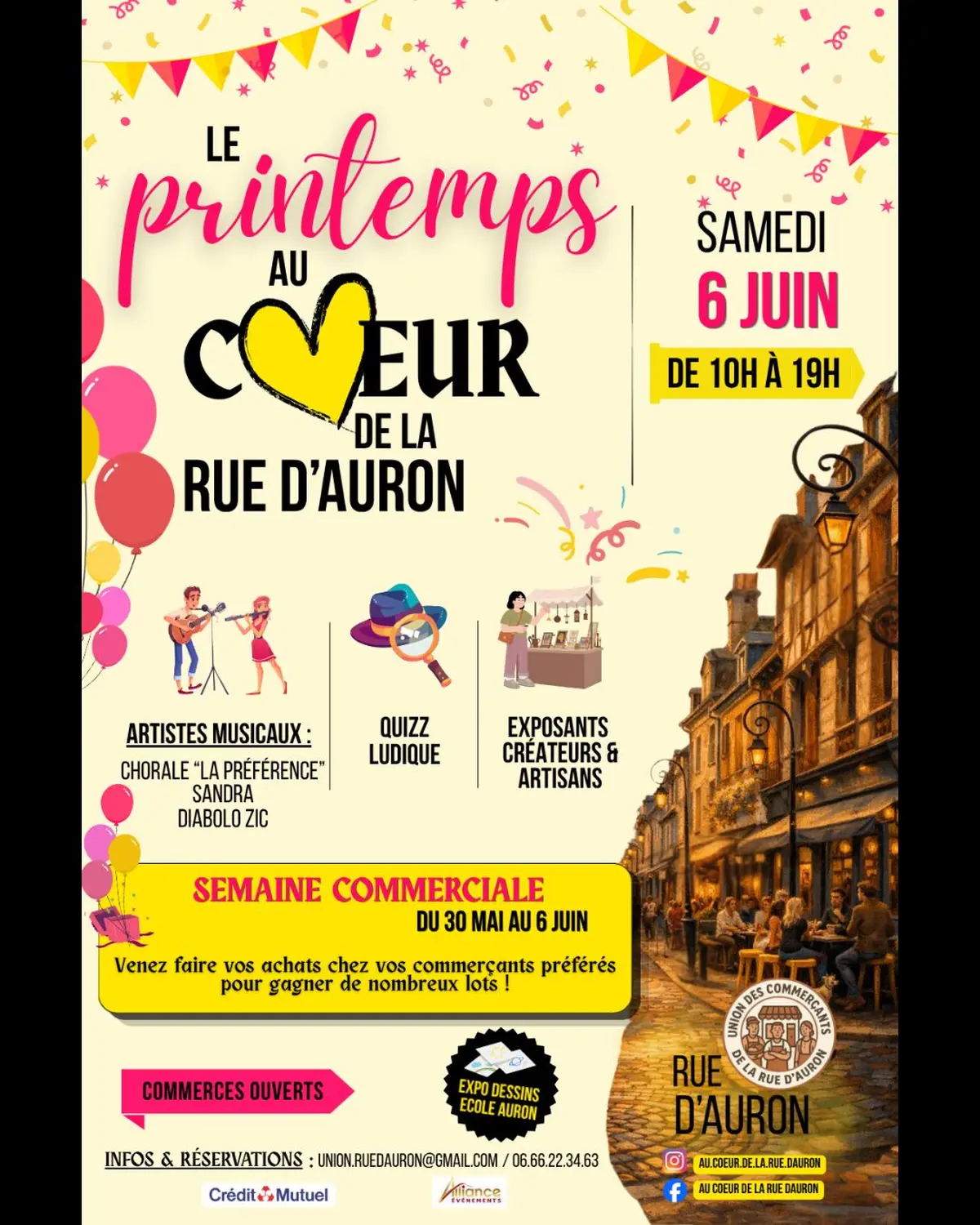 Le Printemps Au Coeur de la Rue d'Auron Bourges 2026 : date, horaires ...