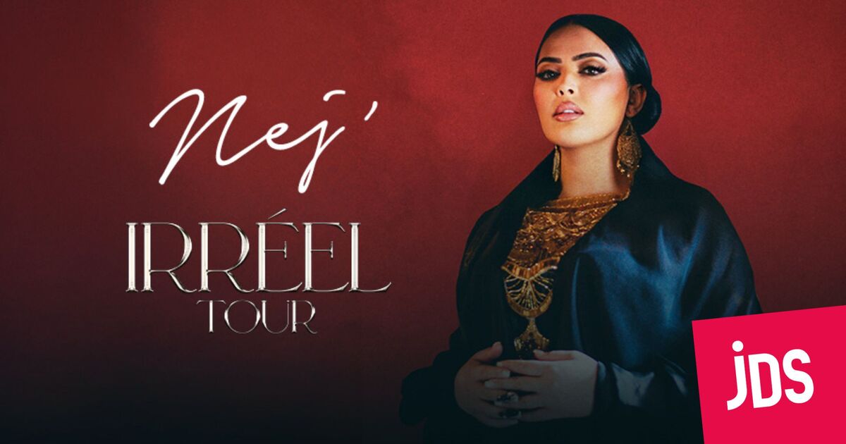 Nej' en concert 2025-2026 : billets et dates de la prochaine tournée