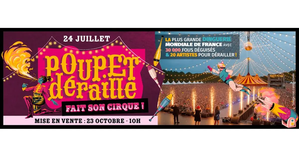 Poupet Déraille 2026 | réservations et billetterie Festival de Poupet