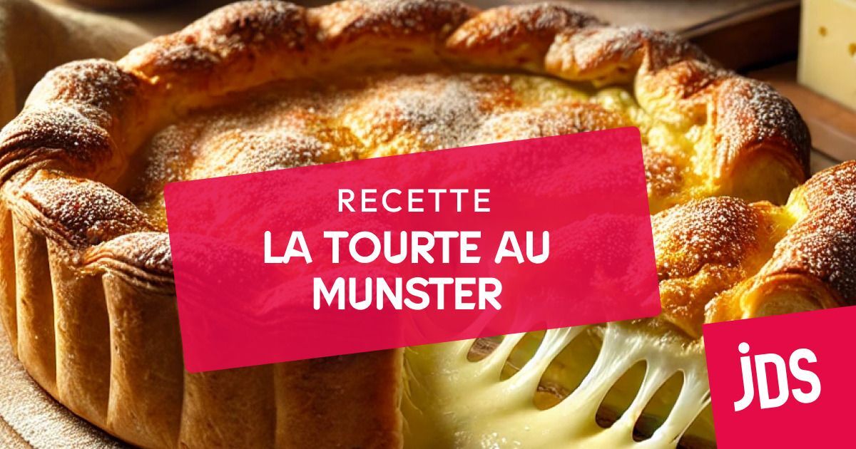 Recette de Tourte au Munster - Alsace : ingrédients, temps de ...