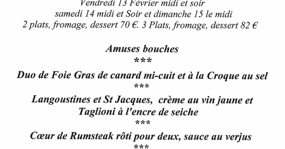 Saint-Valentin à la Gourmandière Saint-Sulpice-le-Guérétois 2026 : date ...