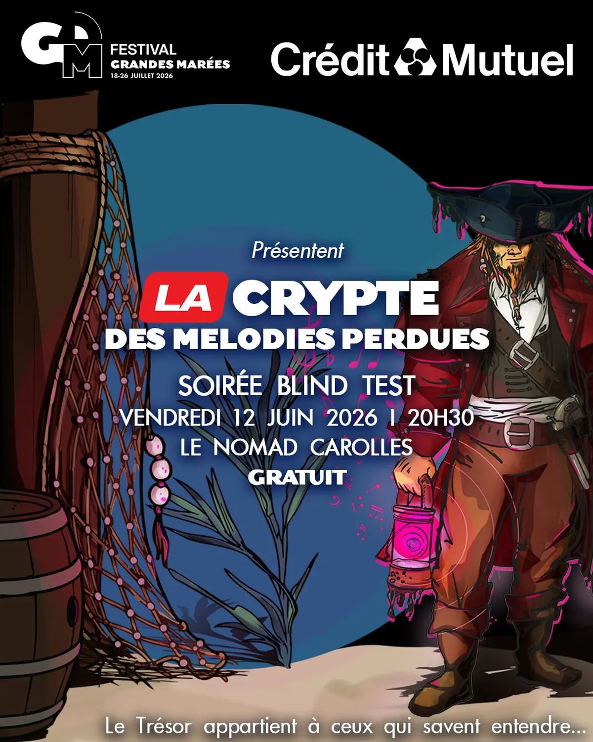 Soirée Blind Test à Carolles : La Crypte des Mélodies Perdues au NoMad