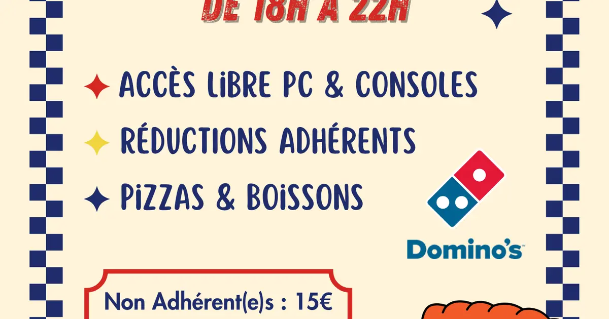 Soirée pizza et jeux vidéos Parthenay 2026 - Le 55, la guilde ludique ...