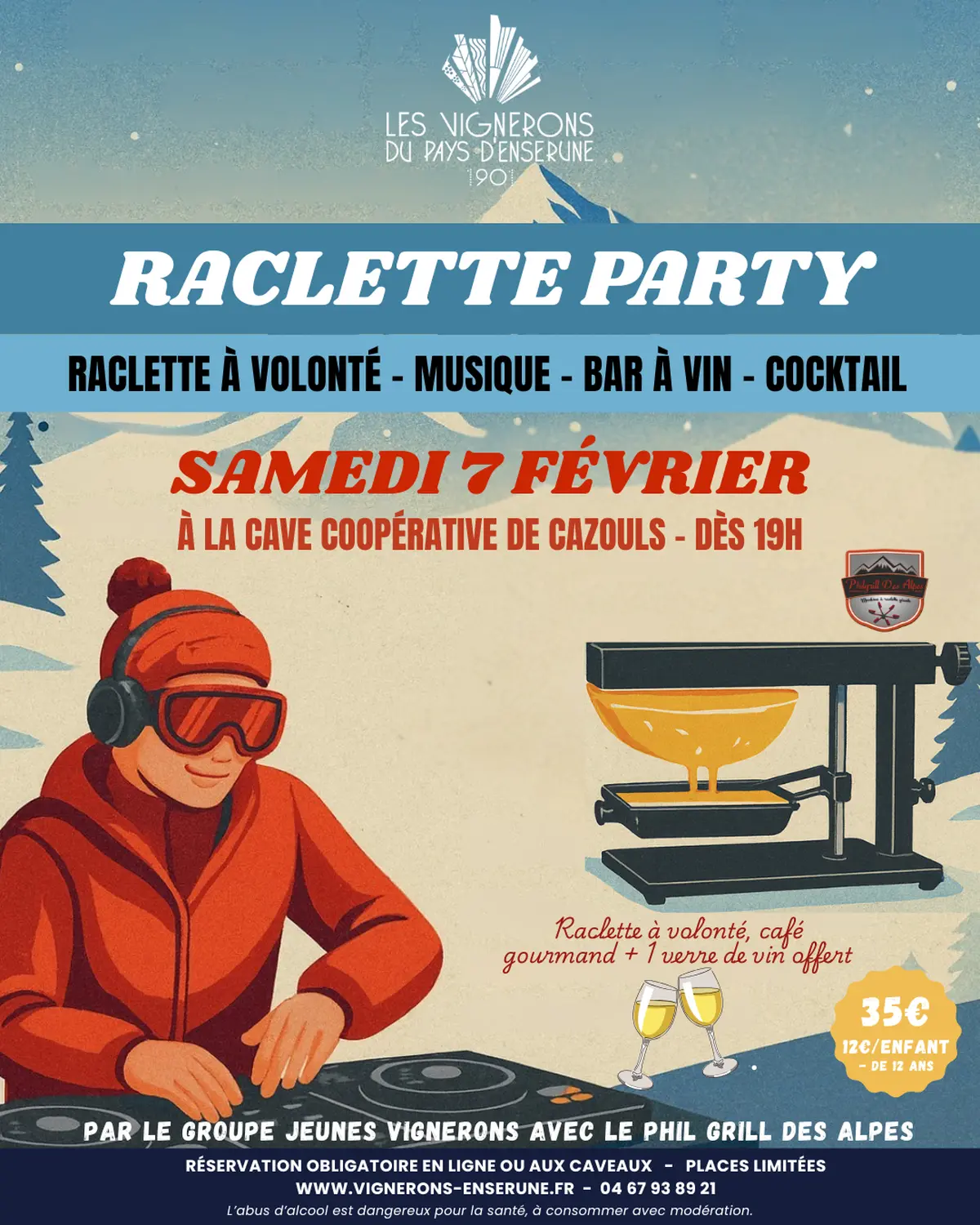 Soirée Raclette à Volonté Cazouls-lès-Béziers 2026 : date, horaires ...