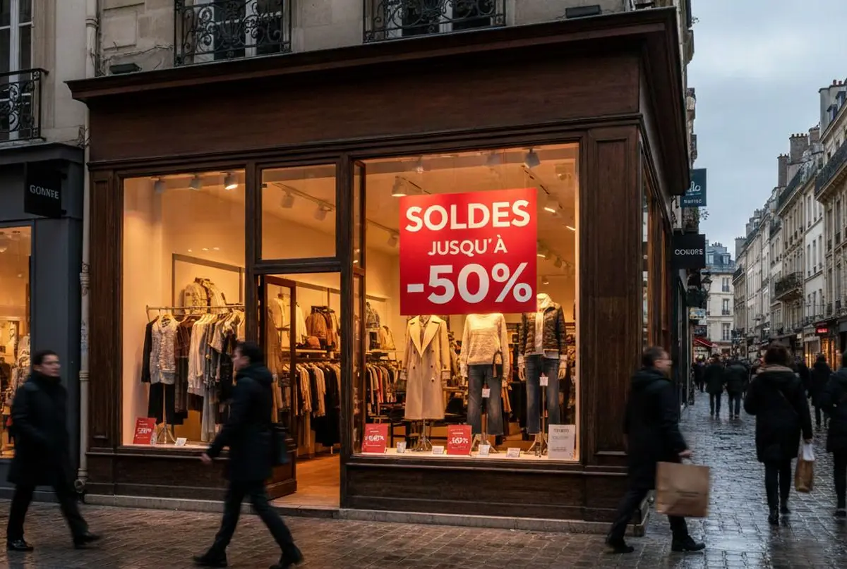 Soldes d’hiver 2026 : le coup d’envoi est donné ce mercredi 7 janvier 2026