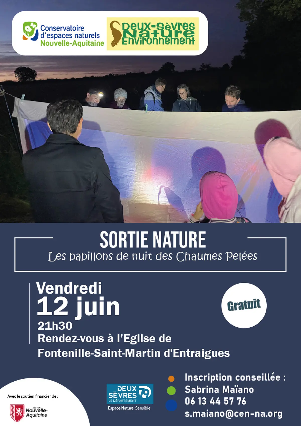 Sortie nature : formez-vous aux papillons de nuit des Chaumes Pelées ...