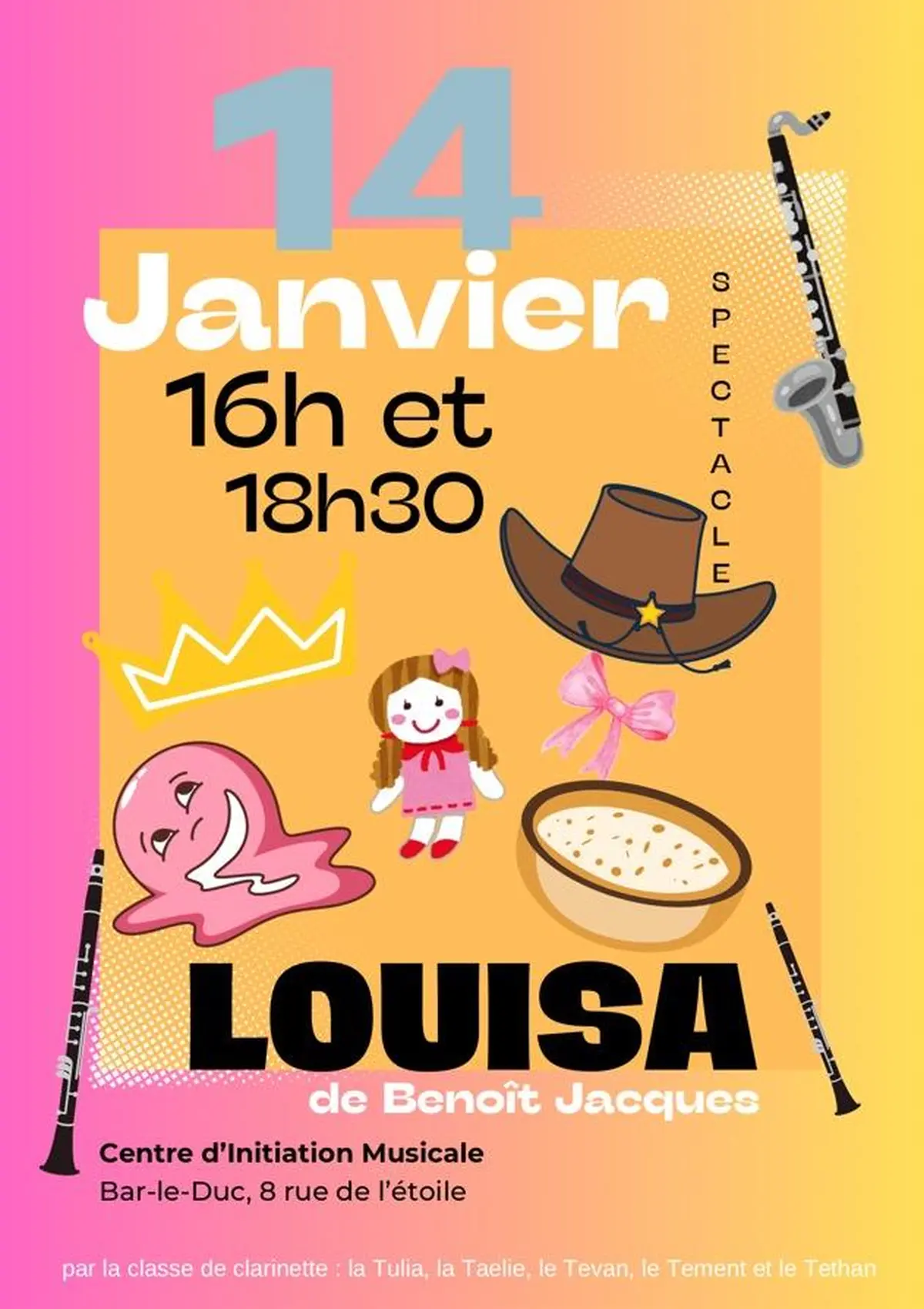 Spectacle - Louisa Bar-le-Duc : date, horaires, tarifs