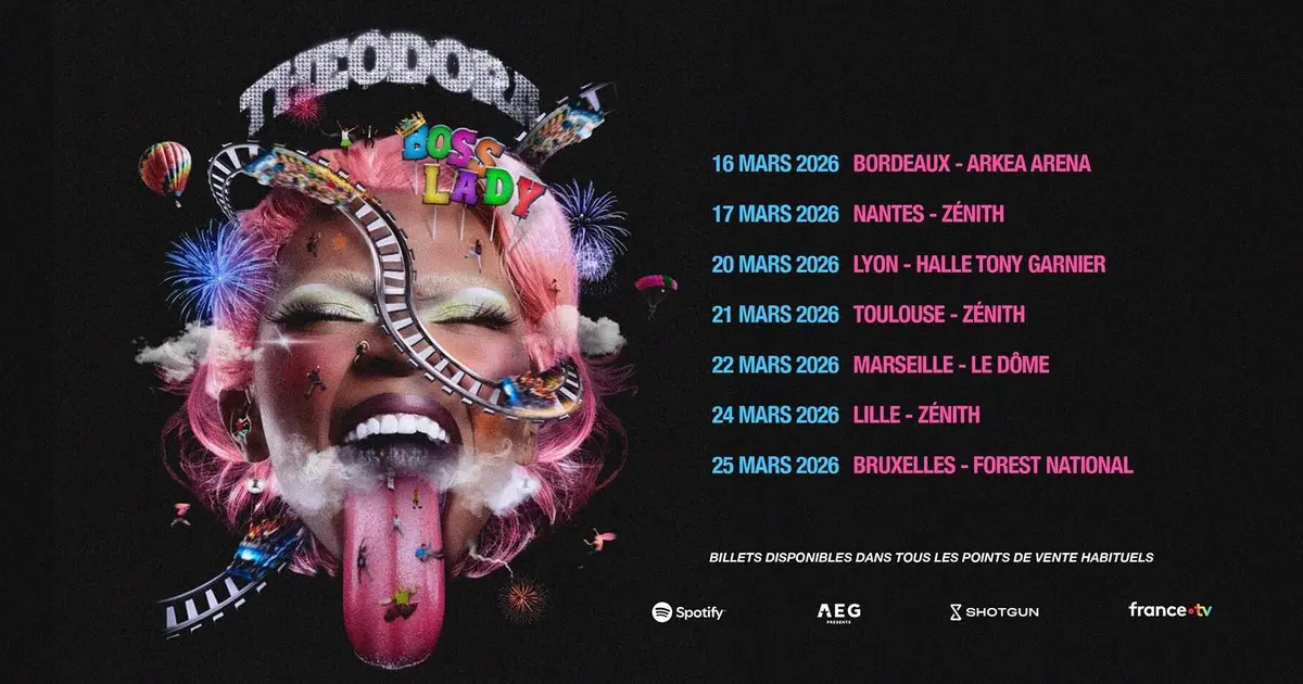 Théodora : tournée 2026 – Dates, prévente et billetterie