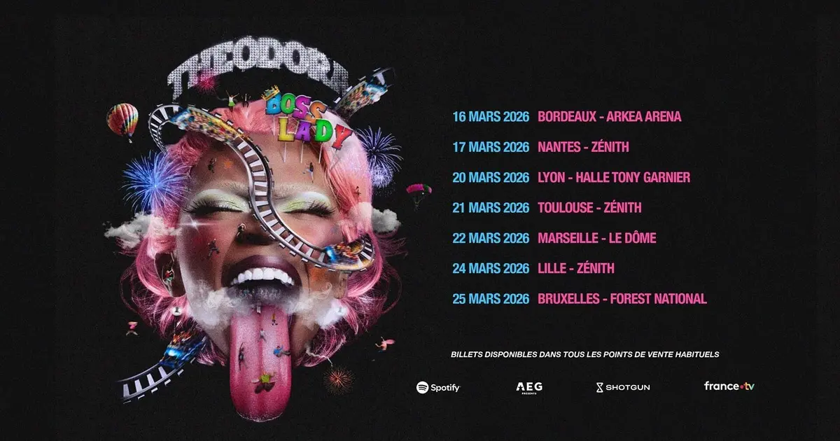 Theodora en tournée 2026 – Billets en vente dès aujourd’hui à midi