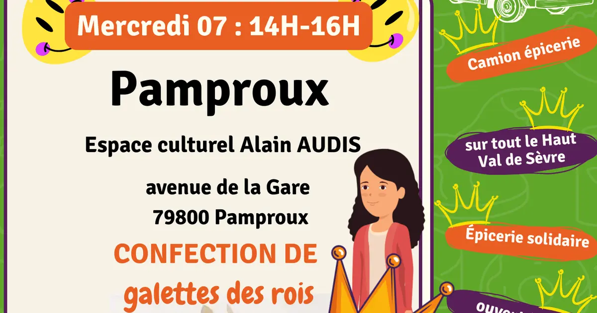 Tournée de l'Epicerie du Val à Pamproux 2026 : date, horaires, exposants